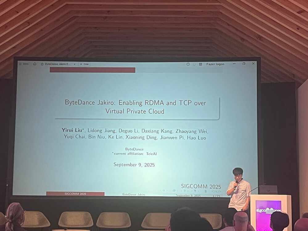 ByteDance Jakiro: Enabling RDMA and TCP over Virtual Private Cloud - SIGCOMM'25 ...